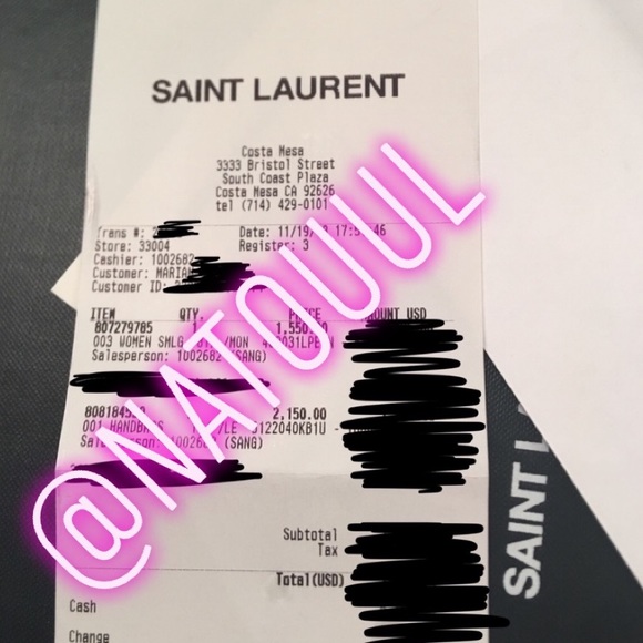 Yves Saint Laurent | Bags | Ysl Silver Bag | Poshmark
